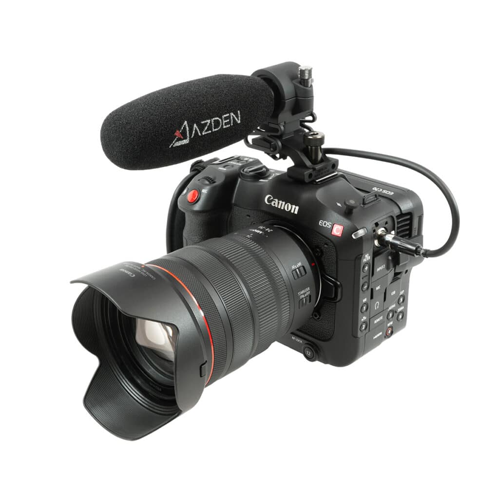 SGM-250MX Professional Compact Cine Mic with Mini XLR - Azden